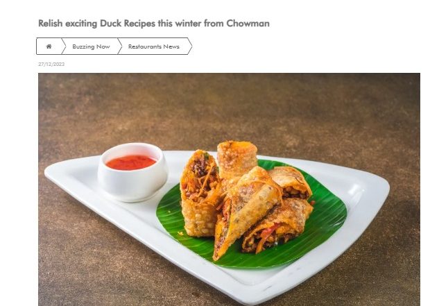 Chowman – a famous Chinese restaurant in Kolkata serving delicacies